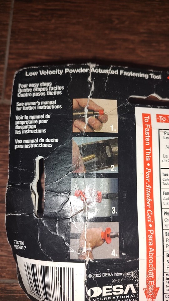 Remington 476 Power Hammer Low Velocity Powder Actuated Fastening Tool ...