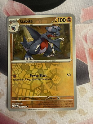 Pokémon TCG Gabite Paradox Rift 095/182 Reverse Holo Common | eBay