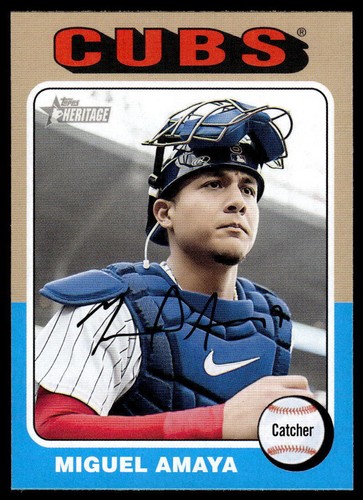 2024 Topps Heritage Miguel Amaya #294 Chicago Cubs | eBay