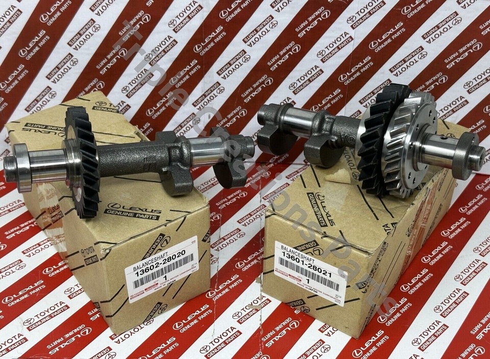 Genuine Toyota 13601-28021 13602-28020 Balance Shaft Set 2AZ-FE No.1 ...
