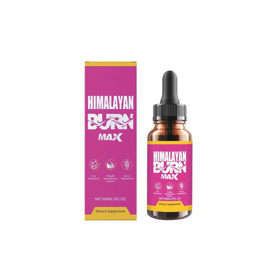 Himalayan Burn Max Advanced Liquid Drop Supplement 60ML / 2 FL.OZ NEW ...