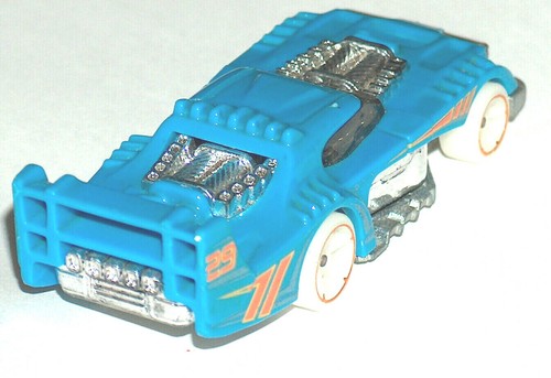 2014 Hot Wheels Two Timer Blue & White 1/64 Diecast Race Car Loose ...