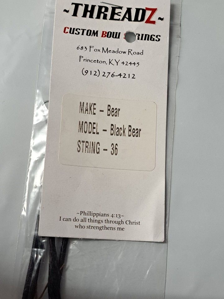 Threadz Custom Bow Strings (Different Makes & Models) | eBay