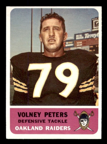 1962 Fleer Football #76 Volney Peters EX/MT | eBay