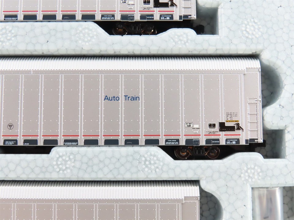 N Scale KATO 106-5506 AMTK Amtrak Phase V Autorack 4-Car Set #4 ...