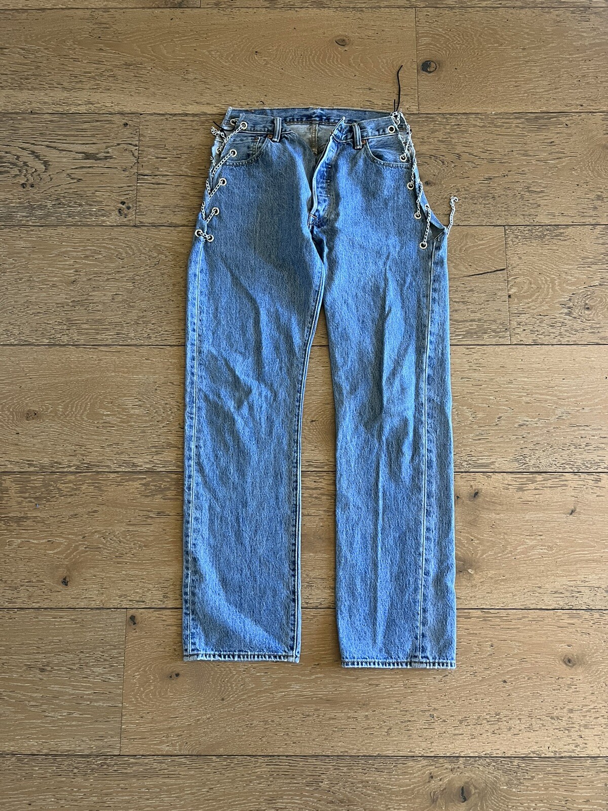 Levis 501 Custom Side Chains Womens Jeans High Rise 3… - Gem