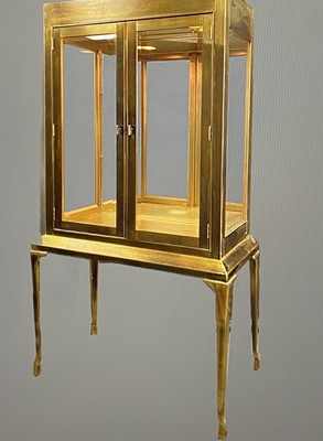Display Cases - Antique Brass