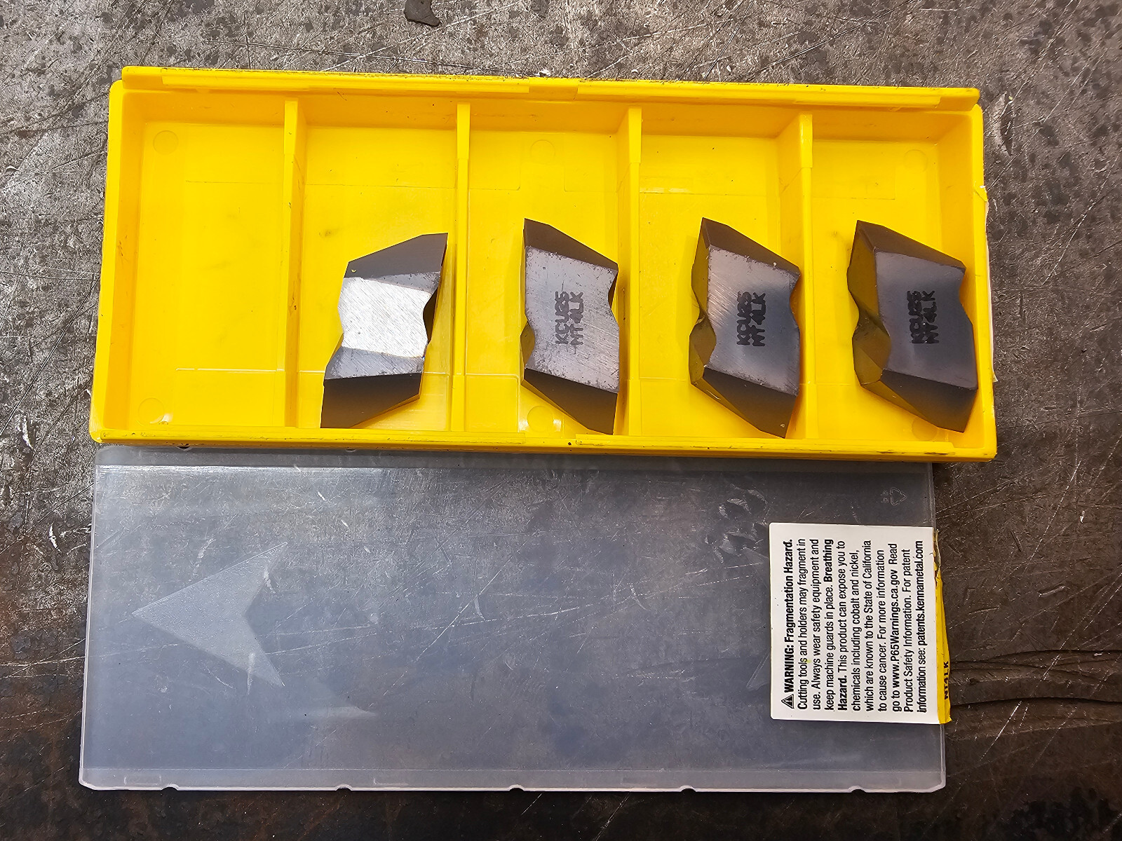 Qty 4 Kennametal NTK4LK 4109950 KCU25 Carbide Top Notch Threading ...