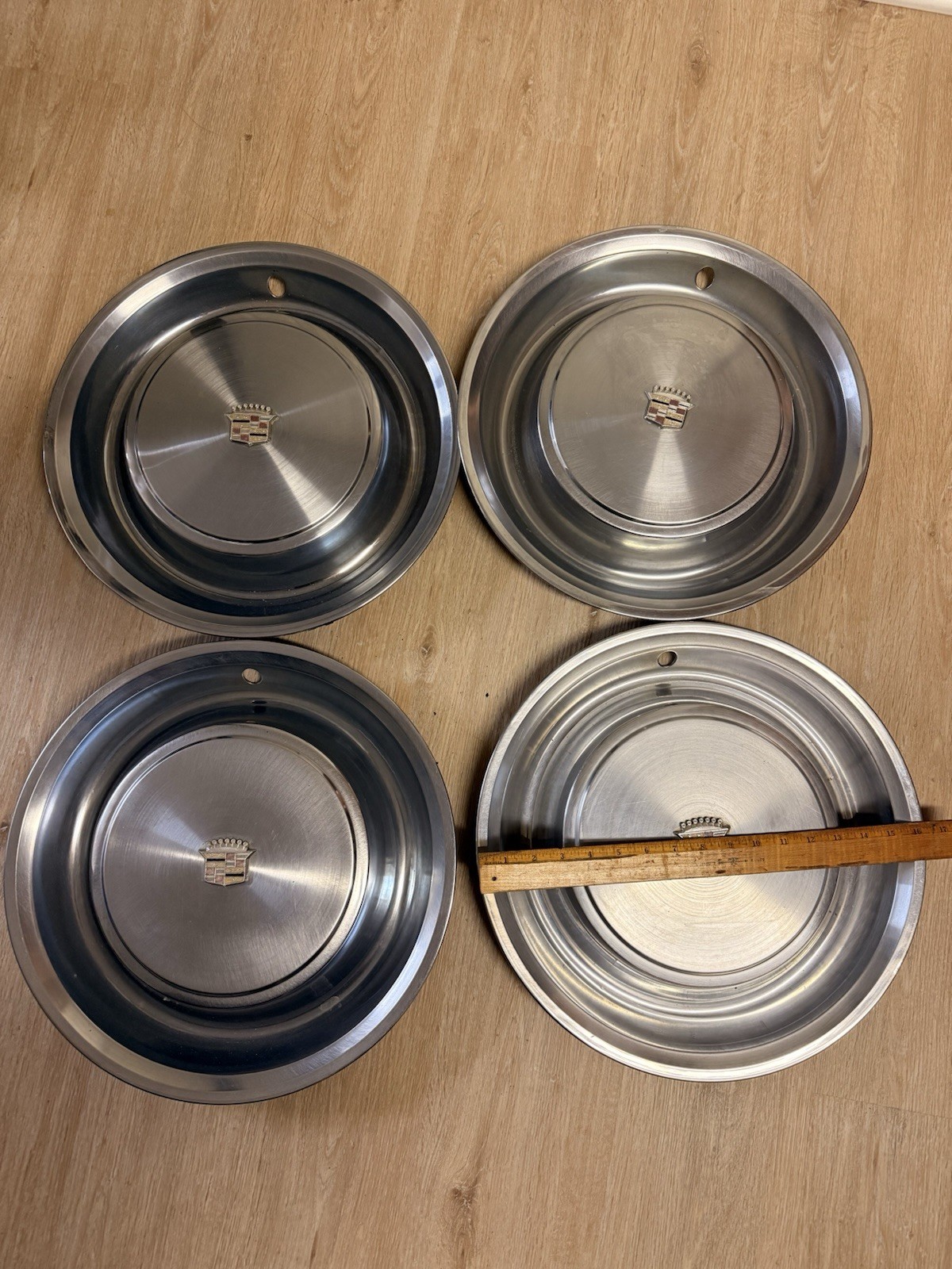 Vintage 1960s-70s Cadillac Hubcaps 16 1/2" Set of 4 ORIGINAL GM | eBay