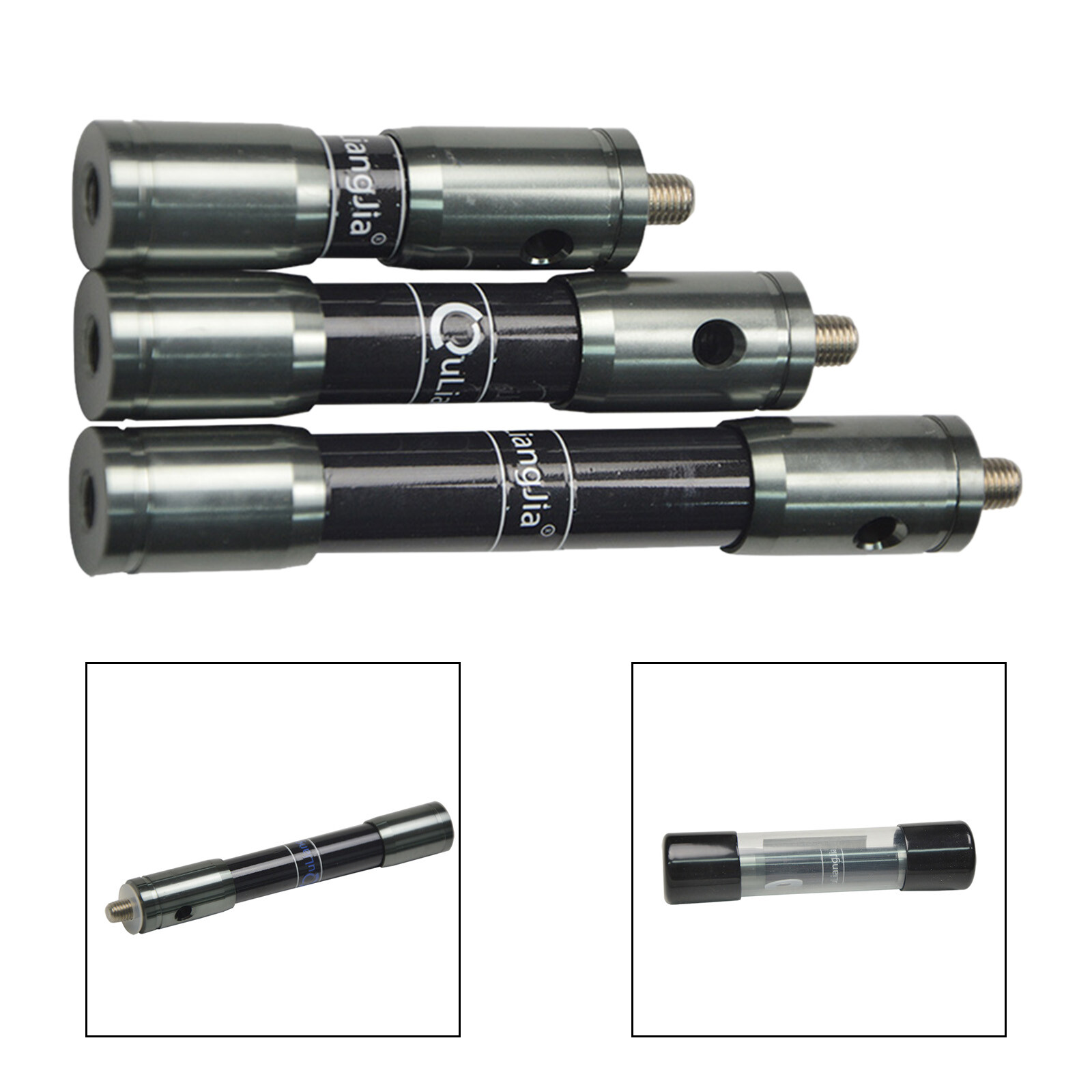 3/4/5"Archery Carbon Stabilizer Bar Bow Balance Rod Short Side Extender ...