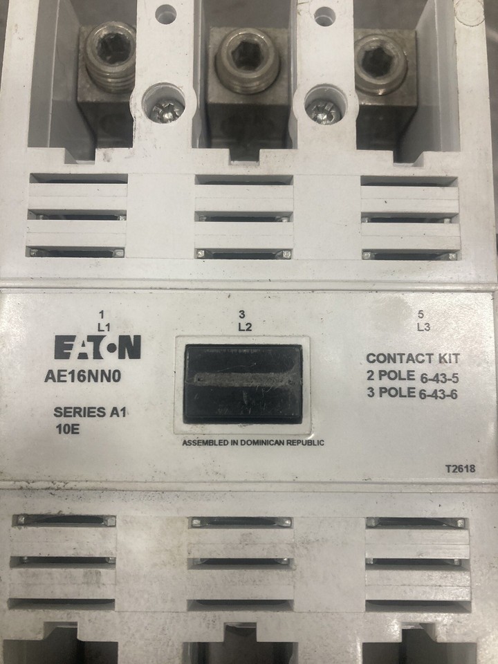 Eaton AE16NN0 IEC OPEN 3P STR SZ N 120V COIL Tested! Free Shipping | eBay