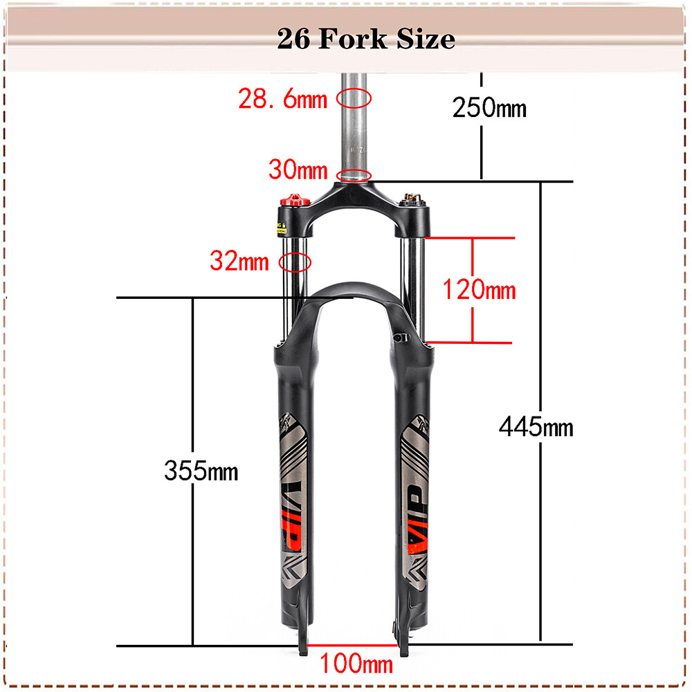 26/27.5/29" Suspension Fork 100mm Travel XC28 MTB Bike Forks Disc 9mm ...