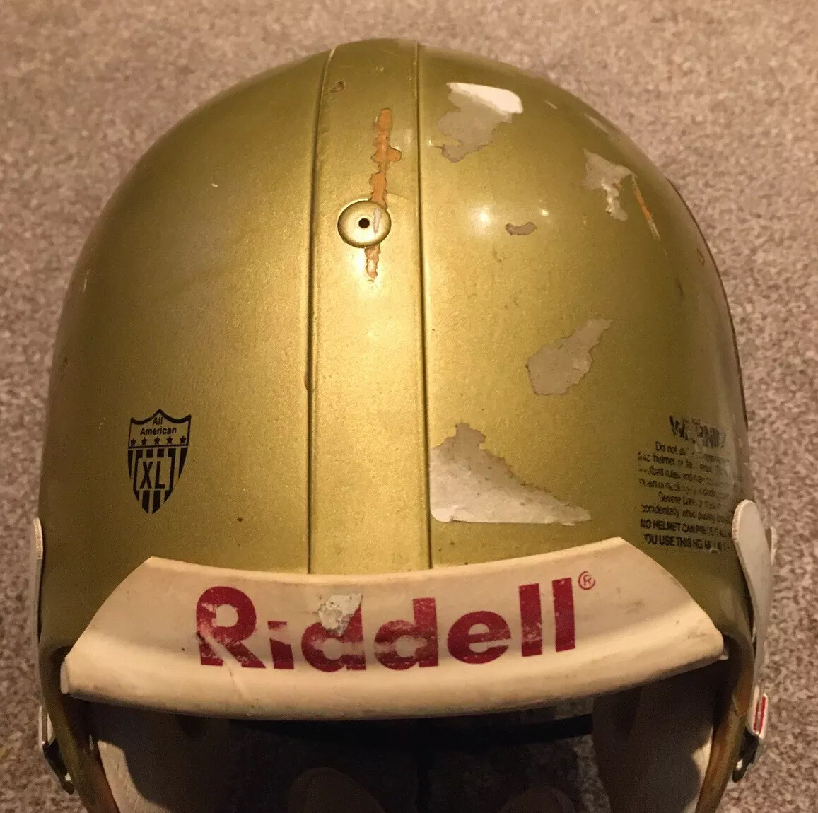 Genuine Game Worn London Monarchs American Football Helmet worn by ...