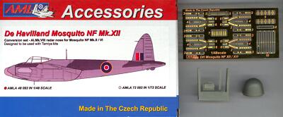 AML Models Decals 1/48 MOSQUITO NF Mk.XII RADAR NOSE Resin Conversion ...