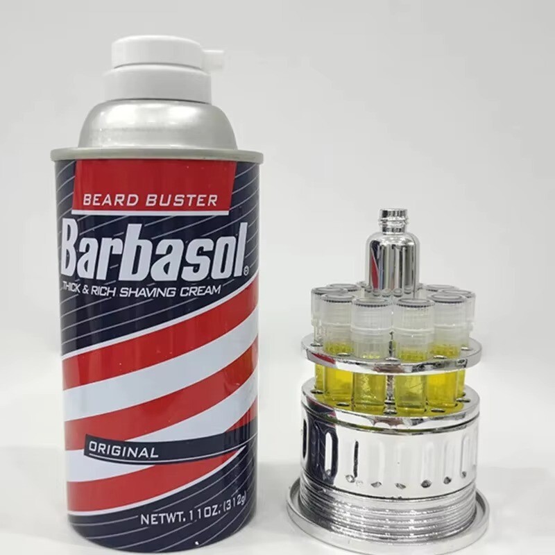 Jurrasic Park Barbasol Can Prop Replica Hidden Dinosaur DNA vial Set | eBay