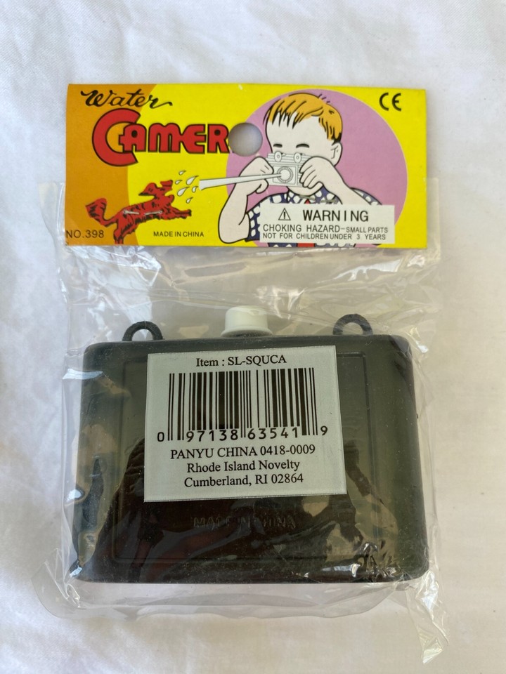 Vtg Squirt Camera Water gun Trick Squirting Toy Novelty Gag Gift Joke Prank NEW | eBay