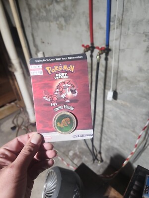 Pokémon Collectible Coin Ruby Version Limited Edition Nintendo - Brand ...