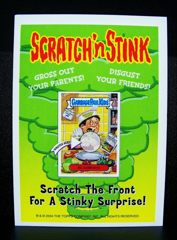 GARBAGE PAIL KIDS 2004 All-New Series 3 Scratch n Stink #S4a AL ...