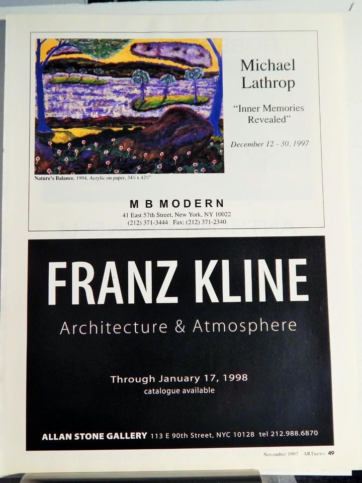 ROBERT GNIEWEK / ANTHONY BRUNELLI ART PIECES ORIG VTG 1997 ...