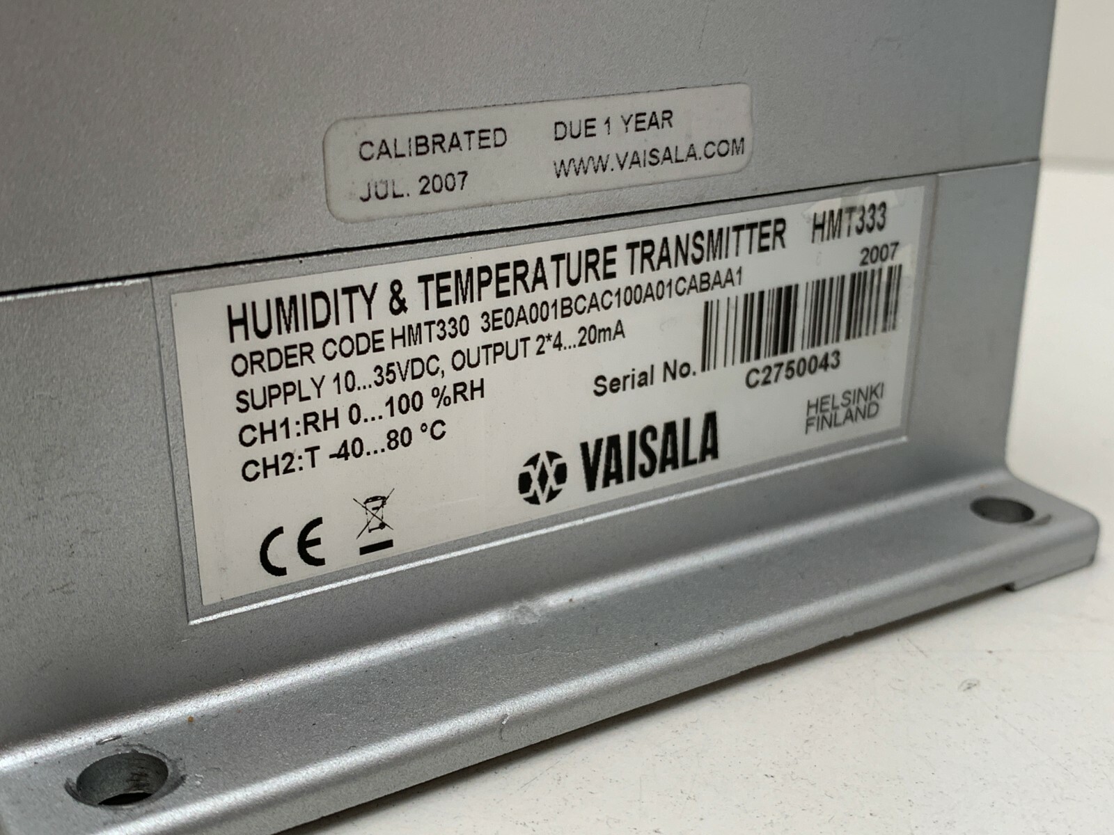 Vaisala HMT333 Humidity and Temperature Transmitter | eBay