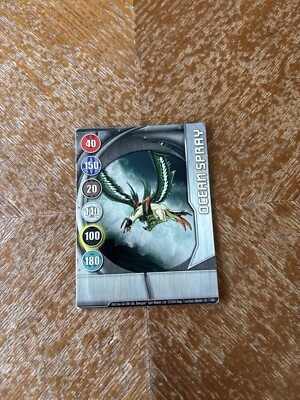 Bakugan New Vestroia: Ocean Spray - Metal/Magnetic Silver Gate Card 7 ...