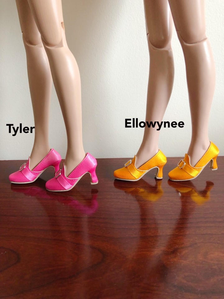 Satin Court Shoes fit Tonner doll Ellowyne Wilde/Tyler/Sydney ...