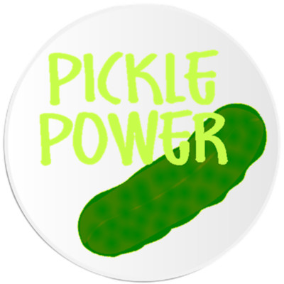 Pickle Power - 100 Pack Circle Stickers 3 Inch | eBay
