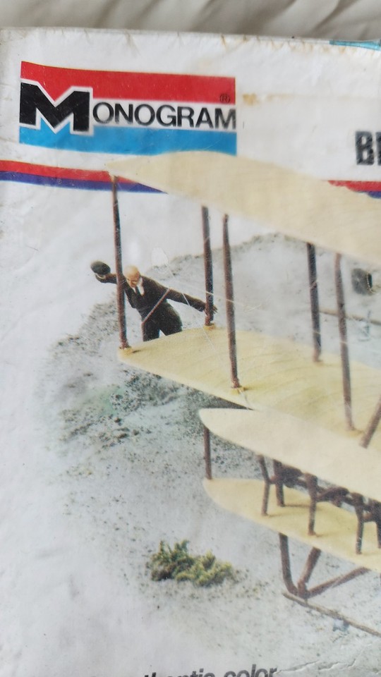 Monogram Model Kit Wright Brothers Kitty Hawk Model Kit 5030 Sealed in ...