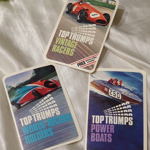 Vintage 1970s Boxed Top Trumps "Vintage Racers" Playing Cards With ...