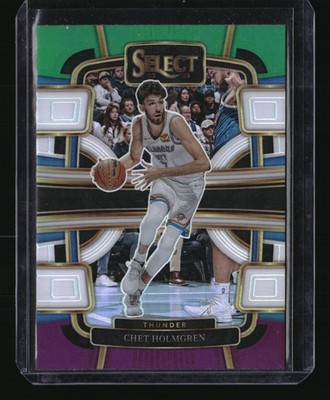 2023-24 Panini Select #41 Chet Holmgren Green White Purple Prizms | eBay