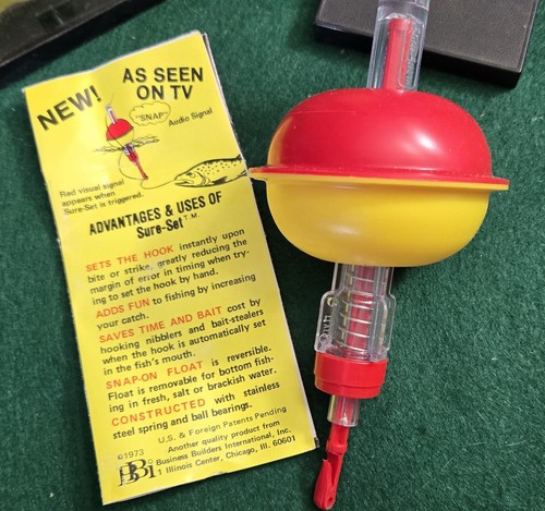 1970's Antique Sure-Set Fishing Gear, Bobber Auto Hook Set | eBay
