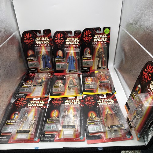 STAR WARS Episode 1- Lot OF 10- Phantom Menace - NIB!!! Watto Palpetine ...