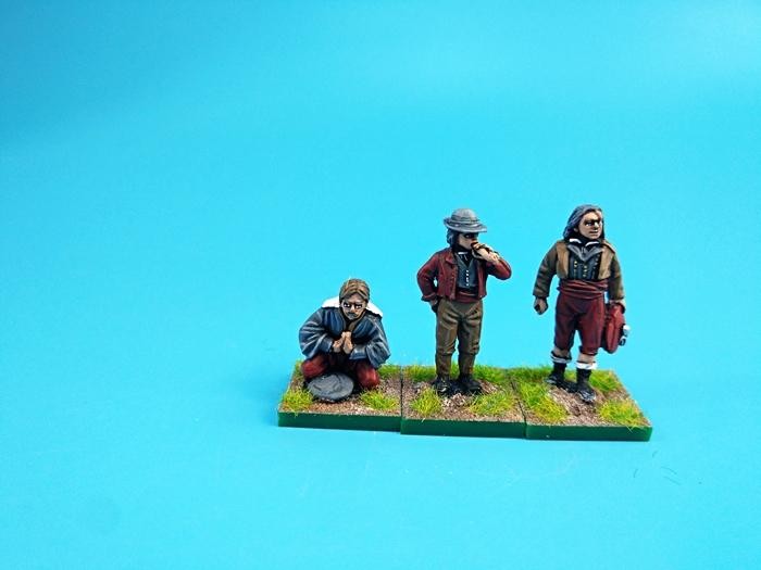 28mm Carlist War painted Carlists Male civilians CWC01 | eBay UK