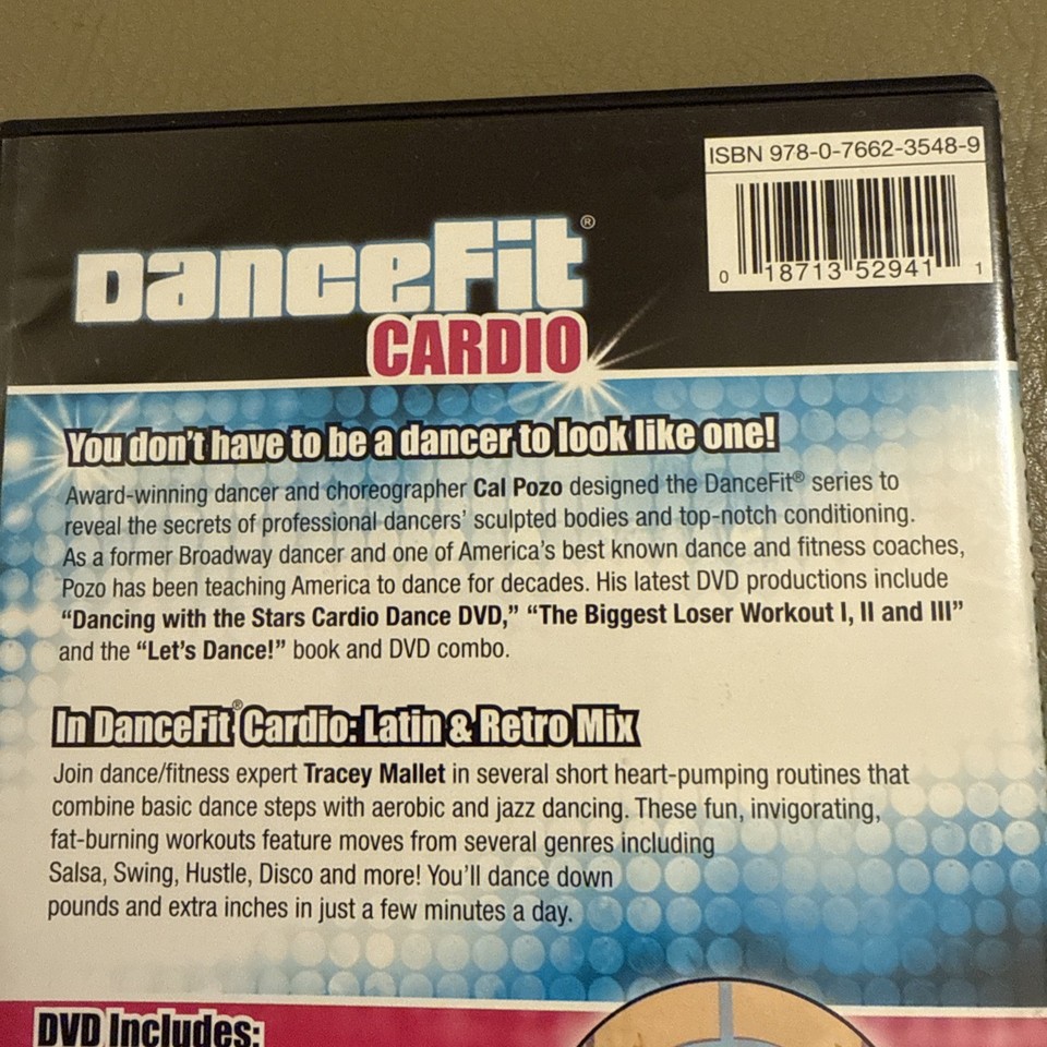 Dancefit Cardio - Latin and Retro Mix (DVD, 2008) Created By Cal Pozo ...