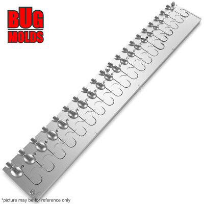 Fishing Sinker Mold Aluminium FishingMold Lure making Lead Molds Jig ...