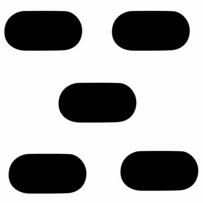 5 Pc 7'' x 11'' Small Oval Jewelry Black Velvet Padded Pad Display ...