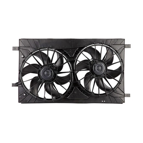 NEW DUAL RADIATOR AND CONDENSER FAN FITS JEEP COMPASS 2013-2017 ...