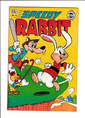 SPEEDY RABBIT #14 [1963 VG+] SUPER COMICS REPRINT! | eBay