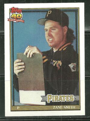 1991 TOPPS BASEBALL ZANE SMITH #441 | eBay