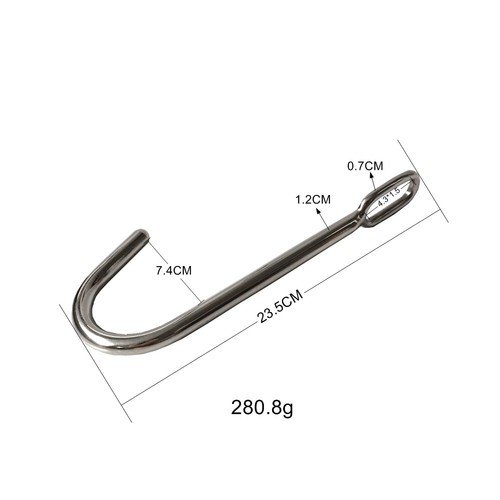 Stainless Steel Anal Hook Butt Plug Vagina Prostate Massager Dildo Sex ...