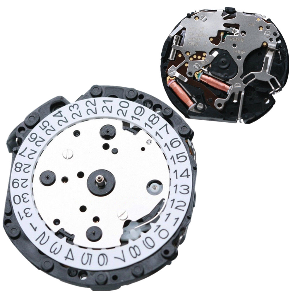 Date at 4.30 Replacement Quartz Watch Movement For JAPAN VD SERIES ...
