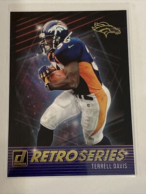 Terrell Davis 2021 Panini Insert Retro Series - Donruss Denver Broncos ...