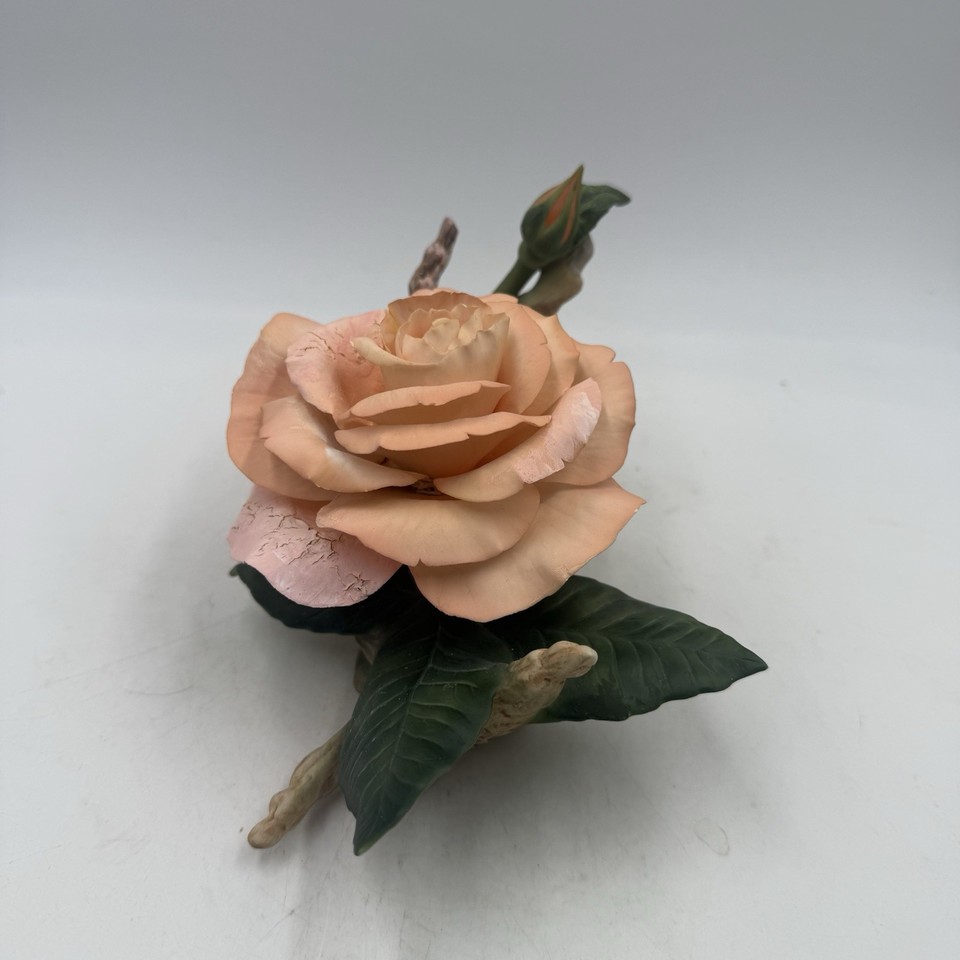 Boehm New York State Porcelain Rose Flower Figurine, Artist Signed 1992 ...