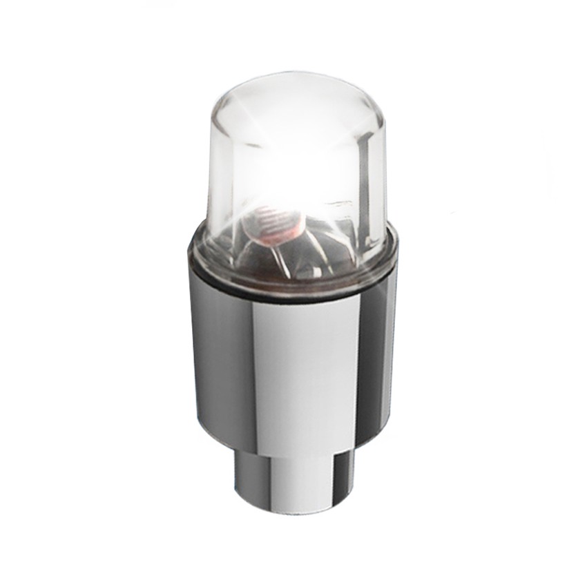 4 Pcs LED Tire Valve Lights Wheel Mini For Motor Car Bicycle Bike Dust ...