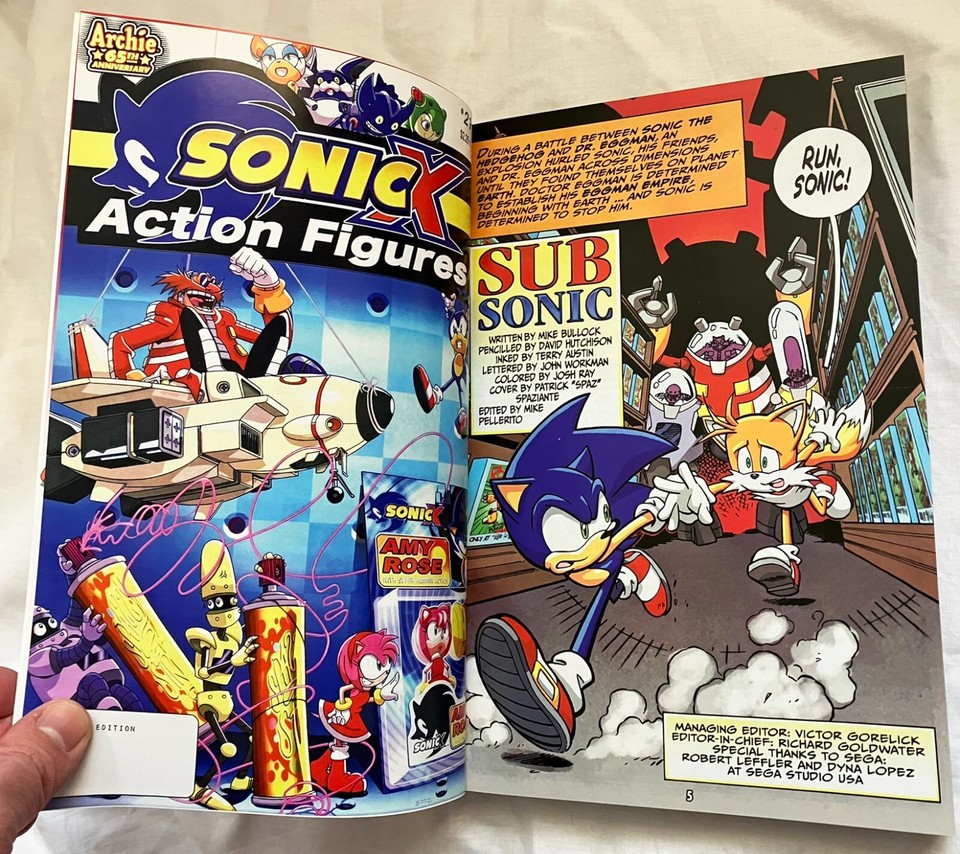 Sonic X Archie Comics Omnibus Collection Issues 1-40 - 2 Volumes ...