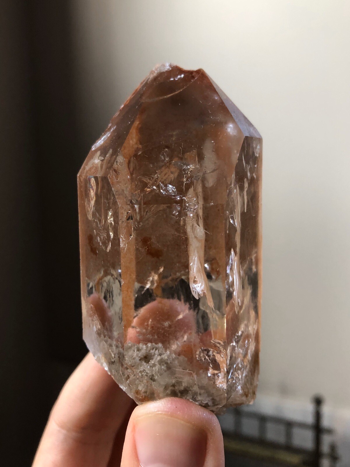 212g Iron Quartz Crystal Scenic Quartz Inclusion Quartz Brazil Specimen ...