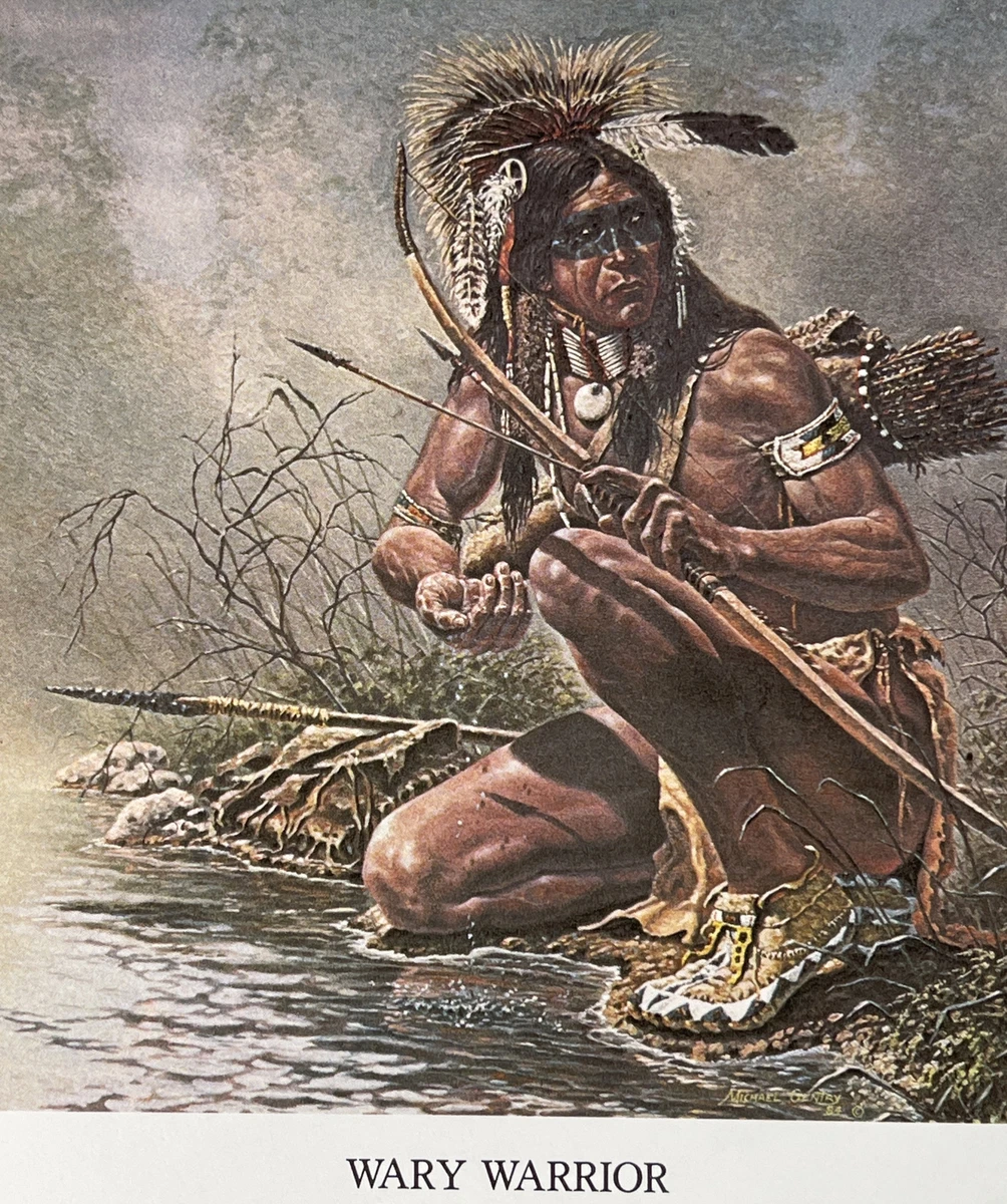 Native American Warrior Drawings