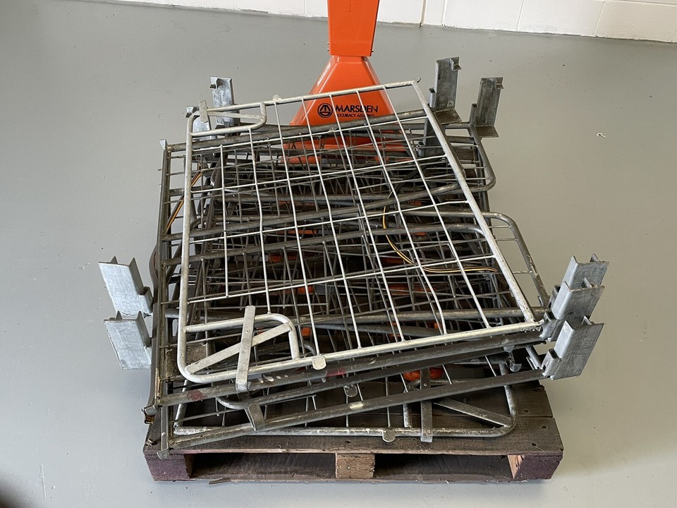 Steel Pallet Cages With Collapsing Front. | eBay UK