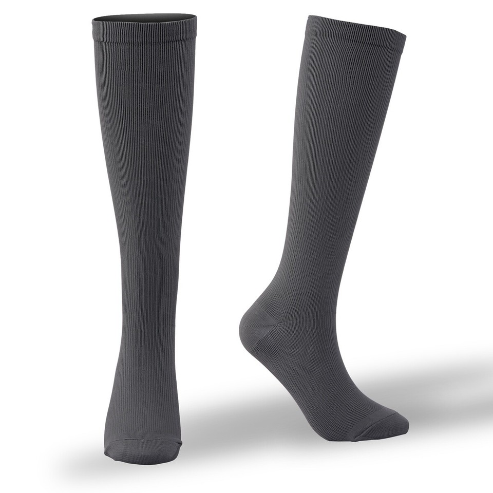 Mild-Compression Knee Highs Socks for Women or Men, Soothes Tired ...