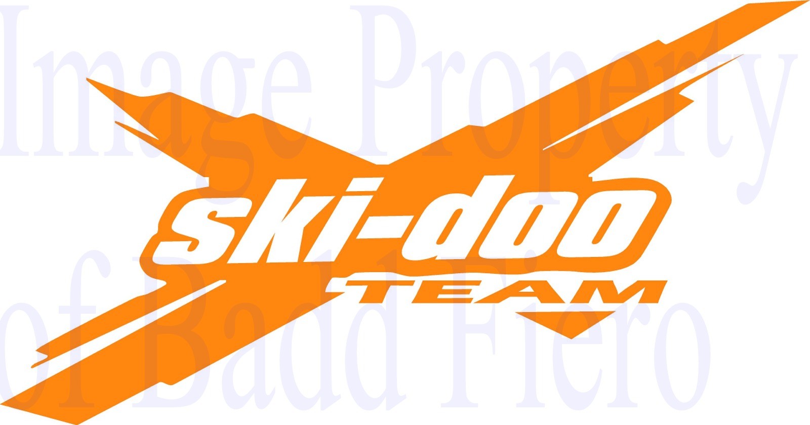 HUGE SKI-DOO TEAM SNOWMOBILE VINYL DECAL STICKER TRAILER VEHICLE TRUCK ...